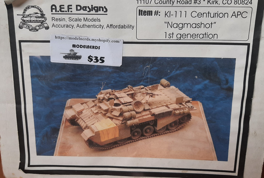 AEF Design 1/35 Centurion APC Nagmashot 1st Gen – Modelnerds