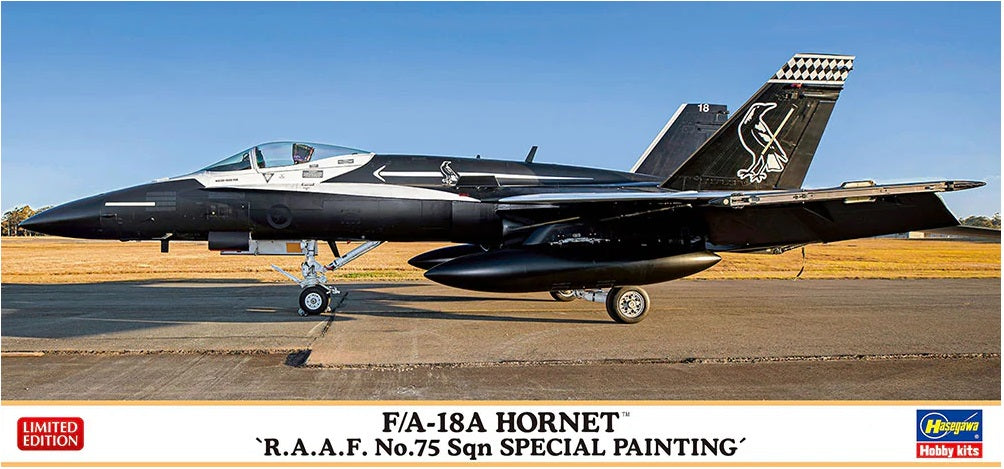 Hasegawa 1/72 Boeing F/A-18 Hornet RAAF 75SQN "Magpie" – Modelnerds