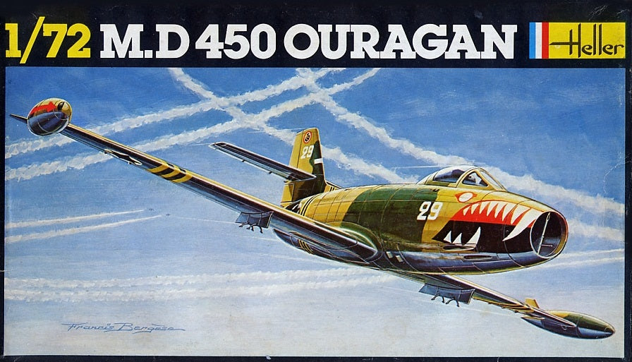 Heller 1/72 MD.450 Ouragan – Modelnerds